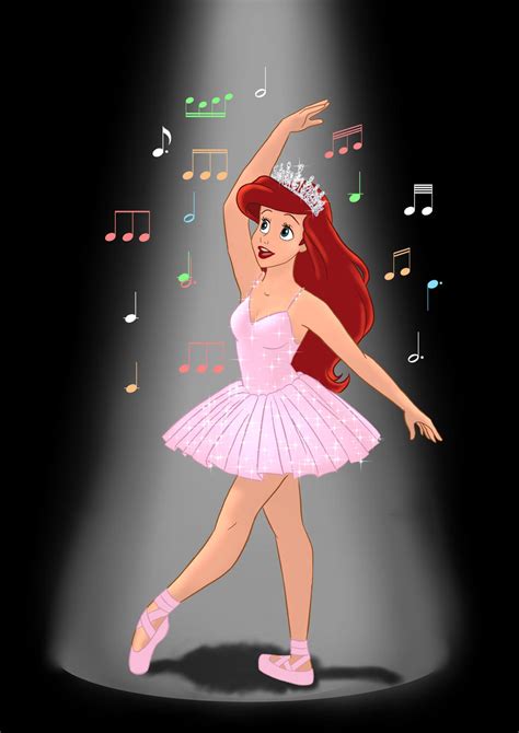 Ariel Ballerina Commission By Arterriblekumi On Deviantart