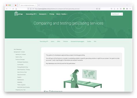 A Buyers Guide For Geocoding