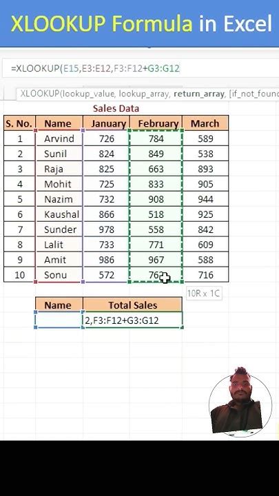 Advanced Xlookup Formula In Excel Excel Exceltips Exceltutorial