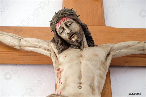 Crucifixion Jesus Died On The Cross Church Of Saint Francis Stock