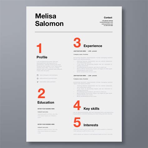 Professional Resume Design And Modern Cv Template Maker Curriculum
