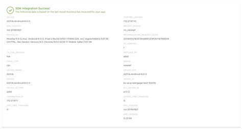 Install Feed Validation Kochava Support