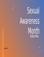 Action Plan Presentation Pptx Sexual Awareness Month Action Plan Naomi Henry The Goal Of This