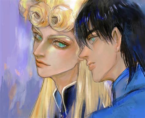 Giorno Giovanna And Haruno Shiobana Jojo No Kimyou Na Bouken And 1