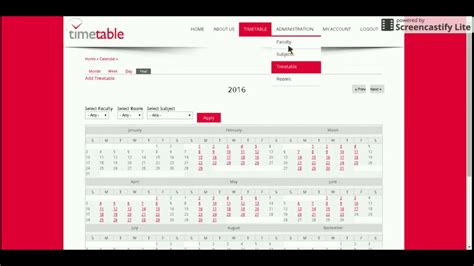 Php And Mysql Project On Timetable Management System Youtube