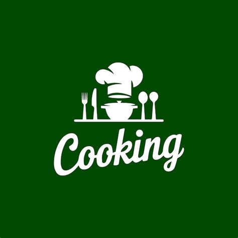 요리 로고 및 포스터 템플릿 프리미엄 벡터