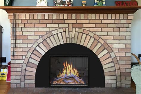 Arched Electric Fireplace Inserts