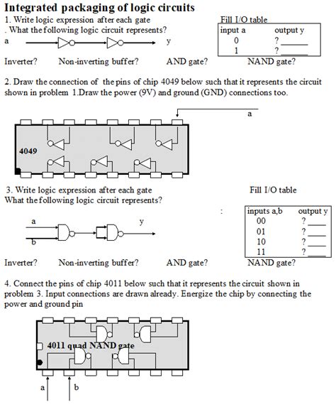 Solved Integrated Packaging Of Logic Circuits 1 Write Logic