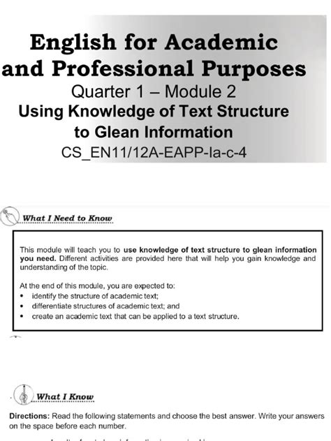 Ppt Eapp Module 2 Pdf