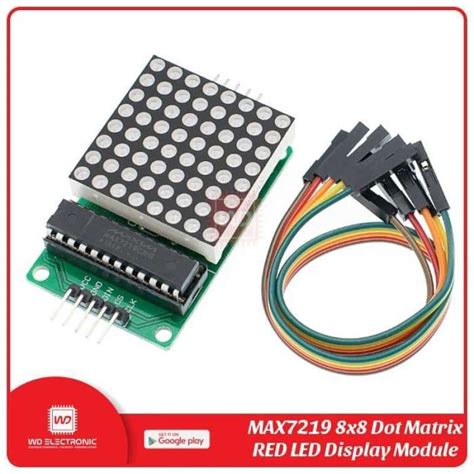 jual max7219 dot matrix led display 8x8 module di seller easyware