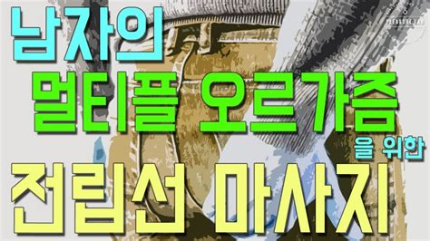 남자의 멀티플 오르가즘을 위한 전립선 마사지 기쁨 연구소 PLEASURELAB 플레저랩 YouTube