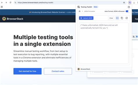 Json Formatter And Validator Browserstack