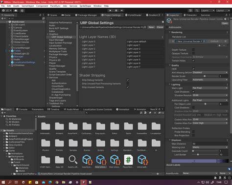 Pipeline URP Lights Are Not Working In Unity They First Worked Stack Overflow