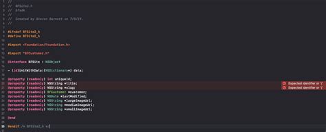 Ios Cannot Create Properties For Simple Objective C Object Stack Overflow