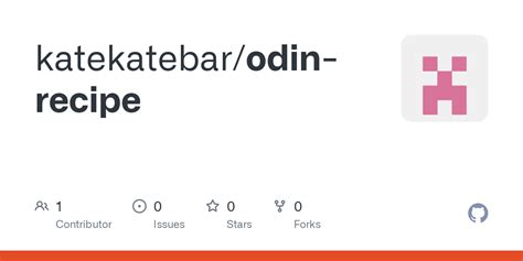 Github Katekatebarodin Recipe