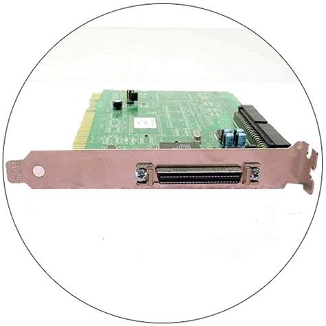 Adaptec At To Scsi Host Adapter 50 Pin High Density Model Aha 1510