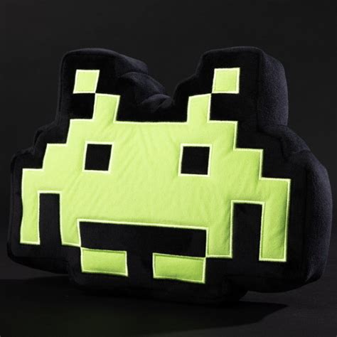 Space Invaders Color Plushies Space Invaders 45th Anniversary Luminous