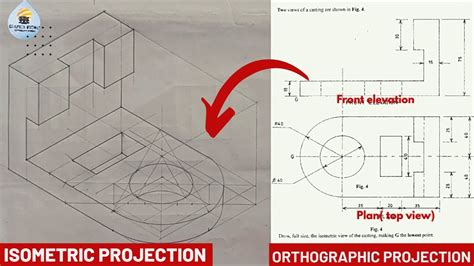 ISOMETRIC PROJECTION TECHNICAL DRAWING ENGINEERING DRAWING GRAPHIX TUTORS YouTube