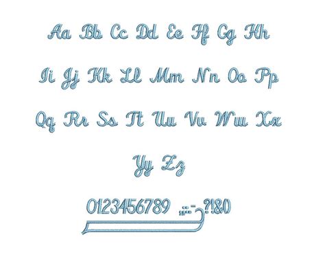 Flair Script Embroidery Font Dstexpjefhusvipvp3xxx 15 Etsy