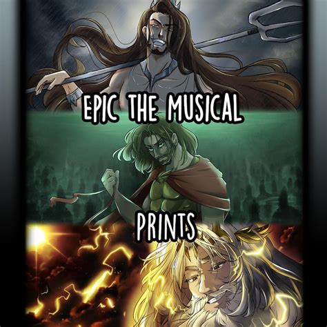 Epic The Musical Poster Etsy