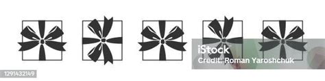 기프트 박스 아이콘 디자인 템플릿입니다 트렌디 한 스타일 흰색 배경에 선물 상자 아이콘 벡터 일러스트레이션 개체 그룹에 대한 스톡 벡터 아트 및 기타 이미지 Istock