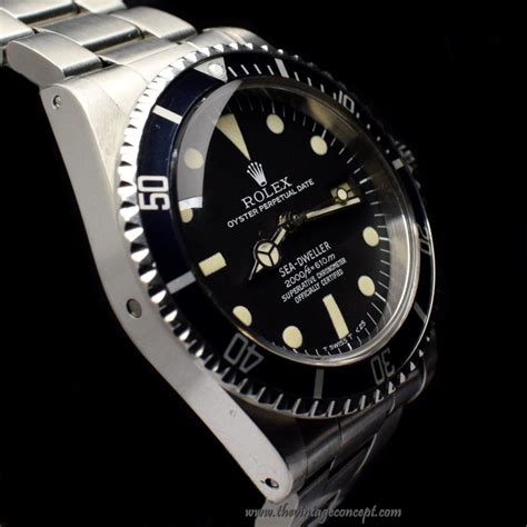 Rolex Sea Dweller Great White Rail Dial 1665 Sold The Vintage Concept