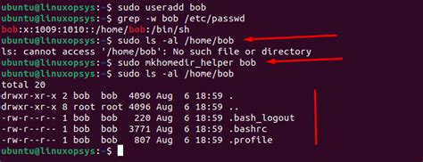 How To Create Home Directory For Existing User In Linux