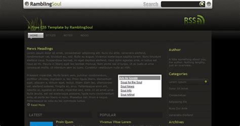 high quality css and xhtml free templates and layouts part 2 101