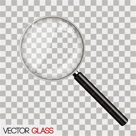 Premium Vector Magnifying Glass Vector Illustration