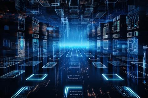 Premium Ai Image Digital Data Technology Concept