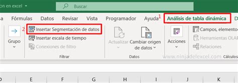 Como Hacer Segmentación de Datos en Excel Ninja del Excel