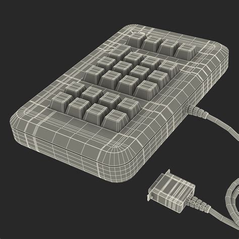 apple iie numeric keypad 3d 모델 3d 모델 19 3ds c4d ma obj max free3d