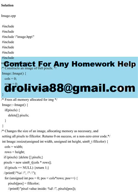 Help Me Fix The Error Shown Above In My Code Of Image Cpp Please I Pdf