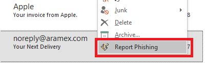 D Team Phishing Reporter Outlook Plugin