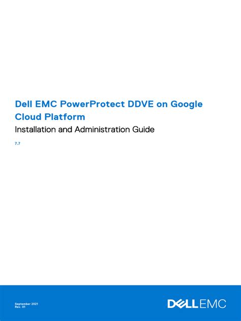 Docu106327 Ddve 77 Gcp Installation And Administration Guide Rev 01