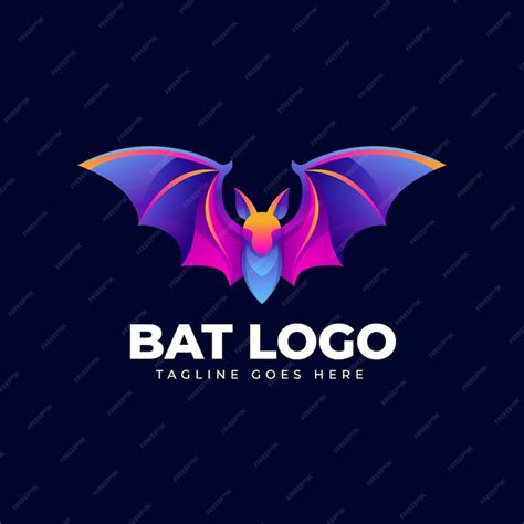 Premium Vector Gradient Bat Logo Template