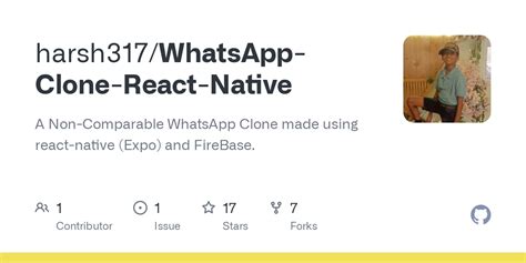 github harsh317 whatsapp clone react native a non comparable whatsapp clone made using react