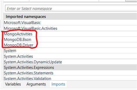[uipath] mongodb howto connection read collections update fields