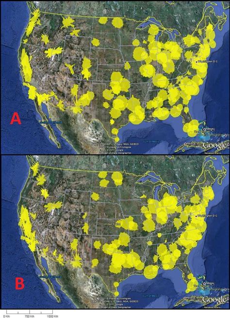 6 Extent Of Terrestrial Based Radar Coverage In The Band 2780 2800 Mhz Download Scientific