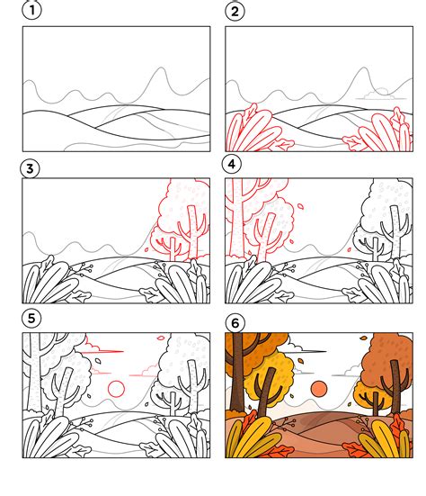 Natuur Tekenen Archieven Stap Voor Stap Tekenen