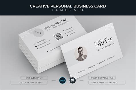 Personal Visiting Card Format