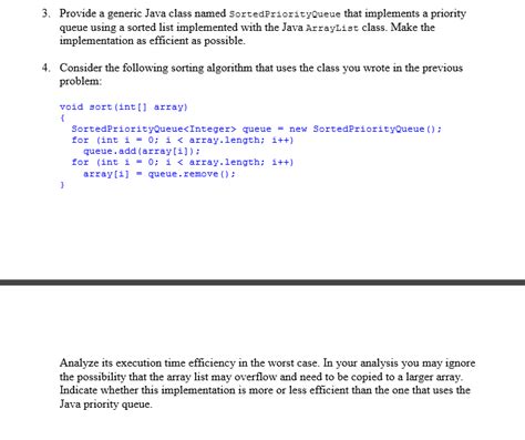 Solved 3 Provide A Generic Java Class Named