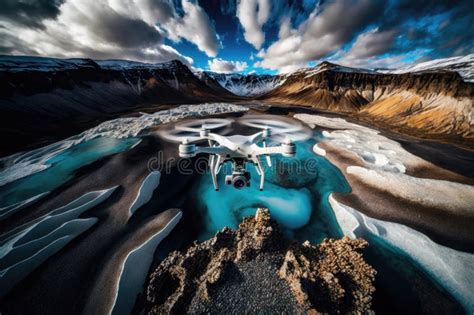 The Sky S The Limit Exploring With Drones Ai Generated Stock Illustration Illustration Of