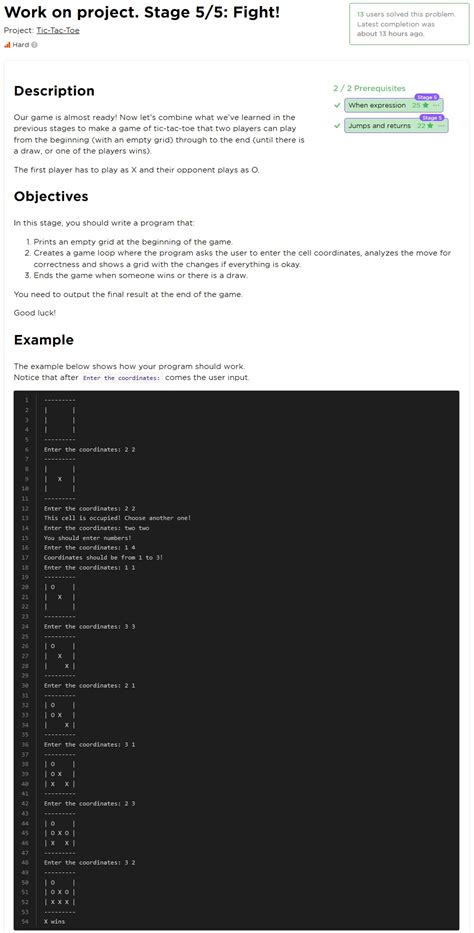 GitHub PhenixFine Tic Tac Toe My Thirteenth Kotlin Project From JetBrains Academy