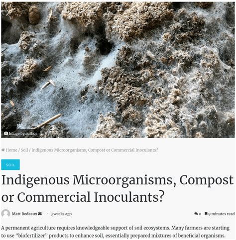 Indigenous Microorganism Imo Research Unadilla Community Farm