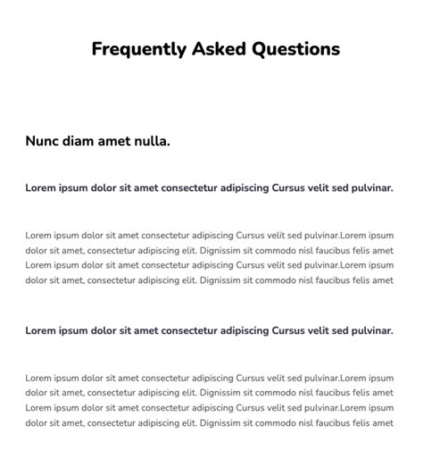 Top 6 FAQ Section For Websites With Design HTML CSS And JavaScript Code