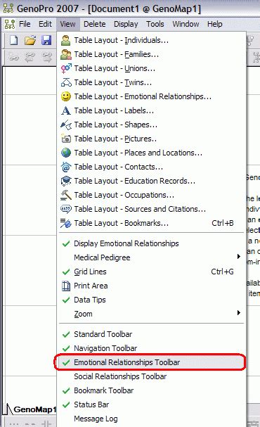 How Do I Display Or Hide A Toolbar GenoPro Help