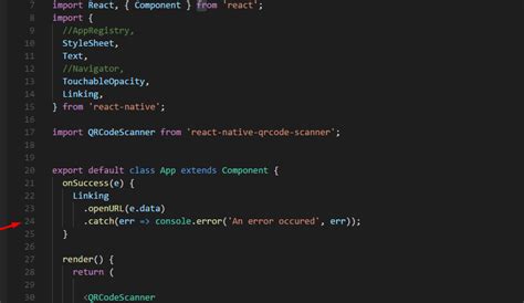get error while scanning barcode · issue 75 · moaazsidat react native