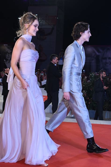 Photo Lily Rose Depp Timothée Chalamet Tapis Rouge Et Avant Première Du Film The King