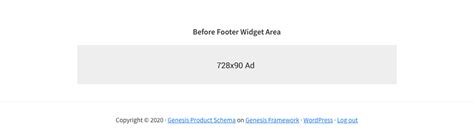 Add New Widget Area Before Footer Widgets In Genesis